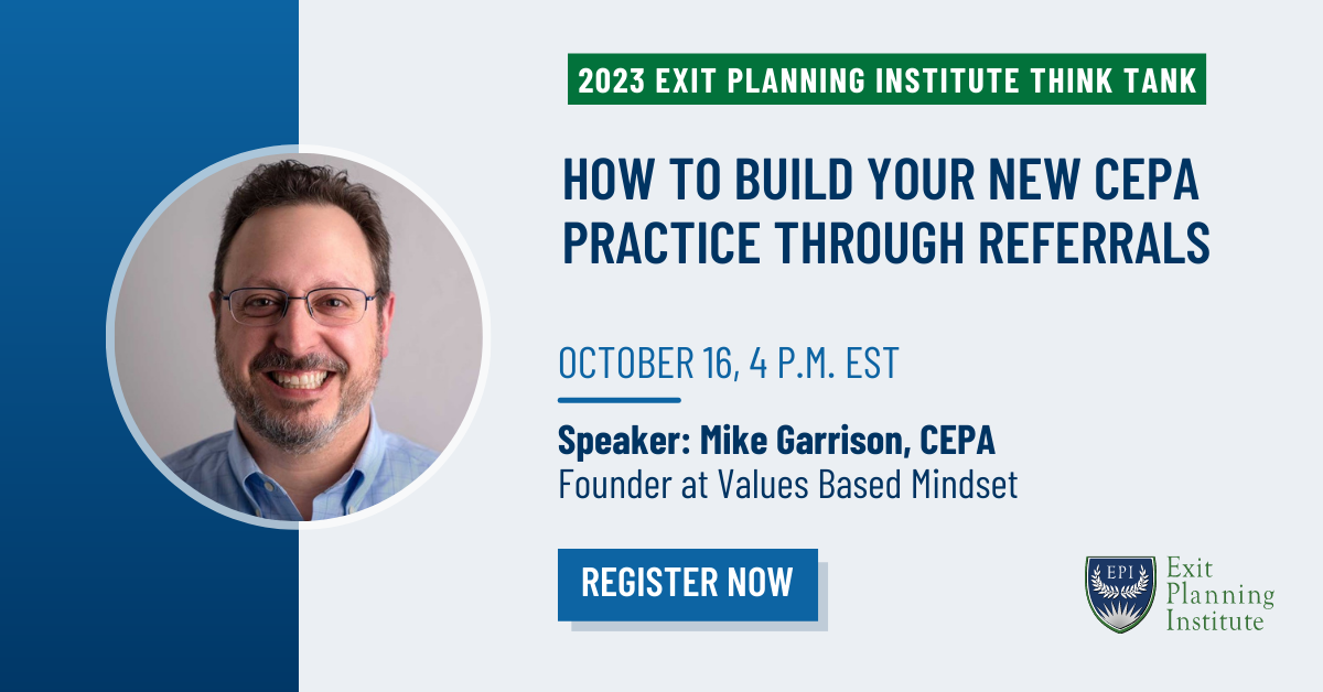 How To Build Your New CEPA Practice Through Referrals,